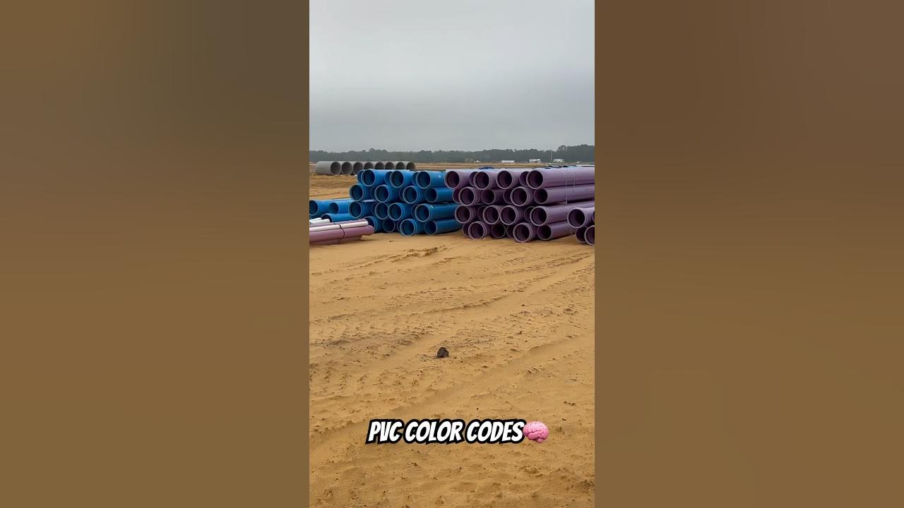 PVC Pipe Color Codes - The 3 Main Ones - YouTube