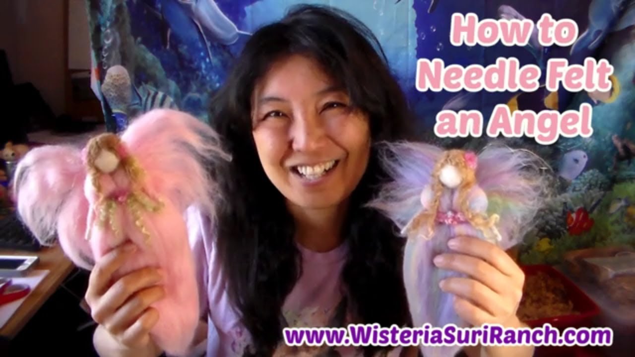 Needle Felted Angel Step-by-Step Tutorial - YouTube