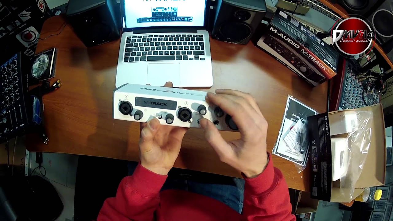 M-AUDIO M-TRACK MKII USB !!UNBOXING!! - D-Music UnBoxing - YouTube