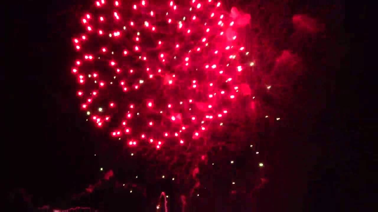 Fireworks at Coca Cola Xmas party - YouTube