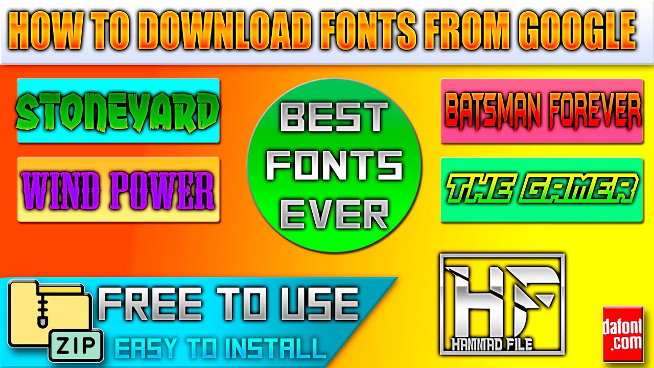 How to Download & Install Fonts from Google for (Free) | Best Fonts ...