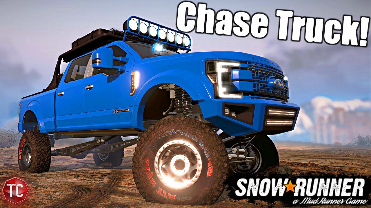 SnowRunner: NEW Ford F250 6.7L CHASE TRUCK BUILD! - YouTube