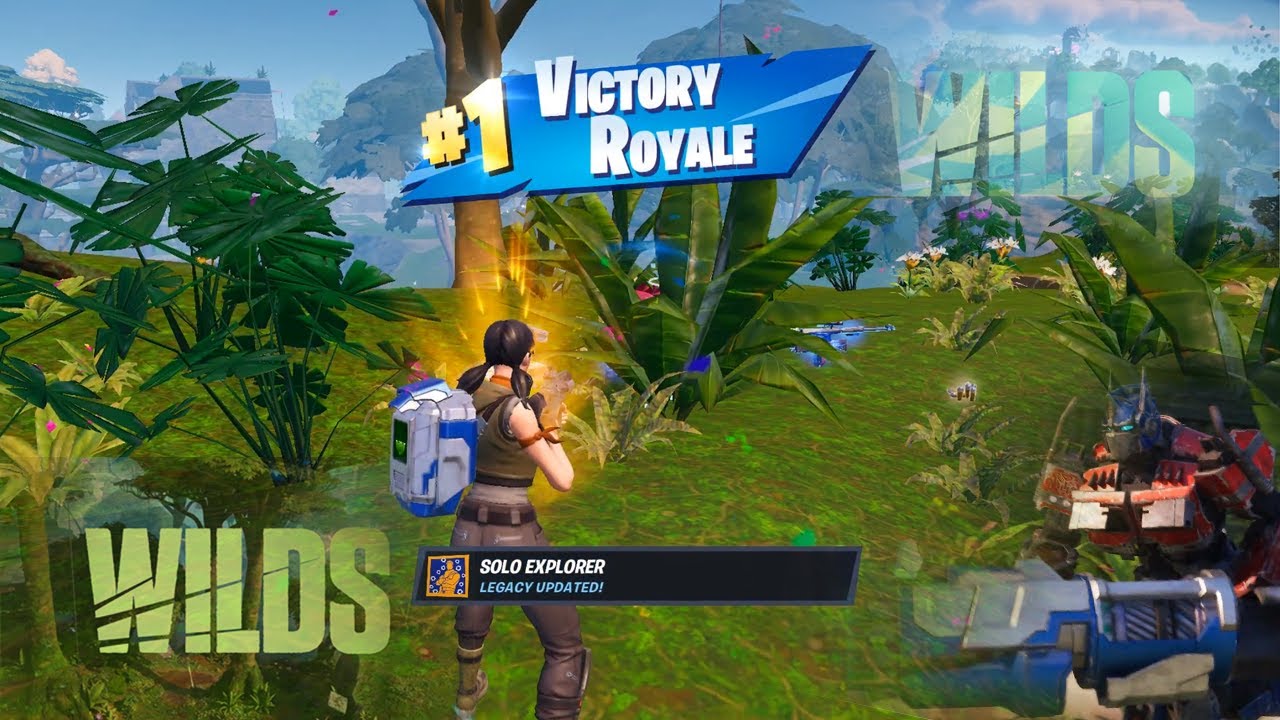 Fortnite Chapter 4 Season 3 ( Fortnite Wilds ) First Match | Fortnite ...