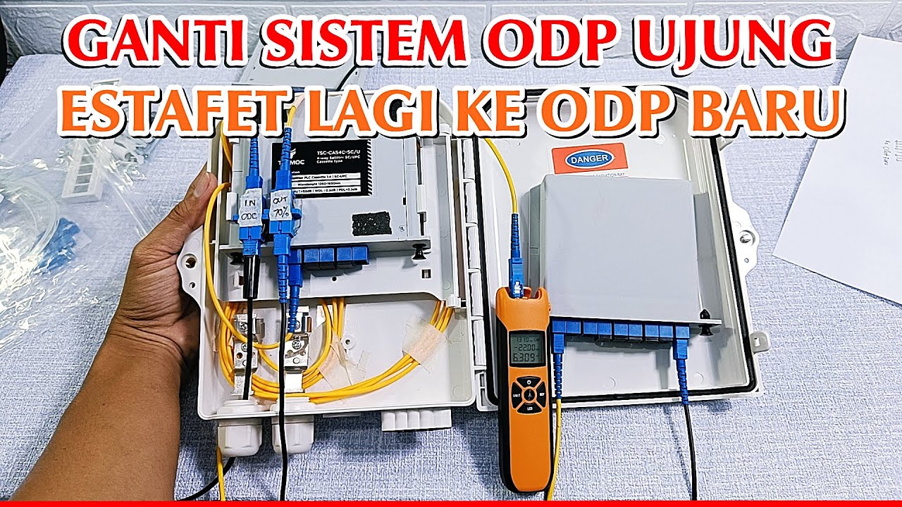 Merubah ODP Terakhir dari ODC ke Splitter Rasio untuk Menambah ODP Baru - YouTube