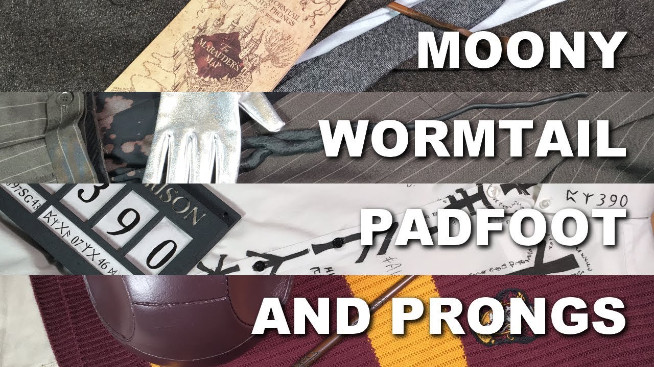 Moony Wormtail Padfoot and Prongs - YouTube