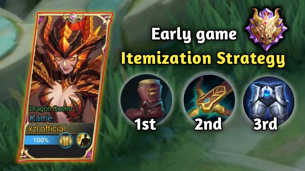KARRIE ITEMIZATION STRATEGY IN SOLO HIGH RANK TO WIN MORE GAMES | MLBB ...