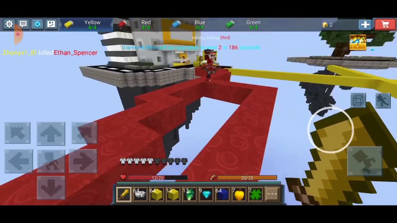 Pro Vs Noob πππ In Bed War Blockman Go Mod Youtube