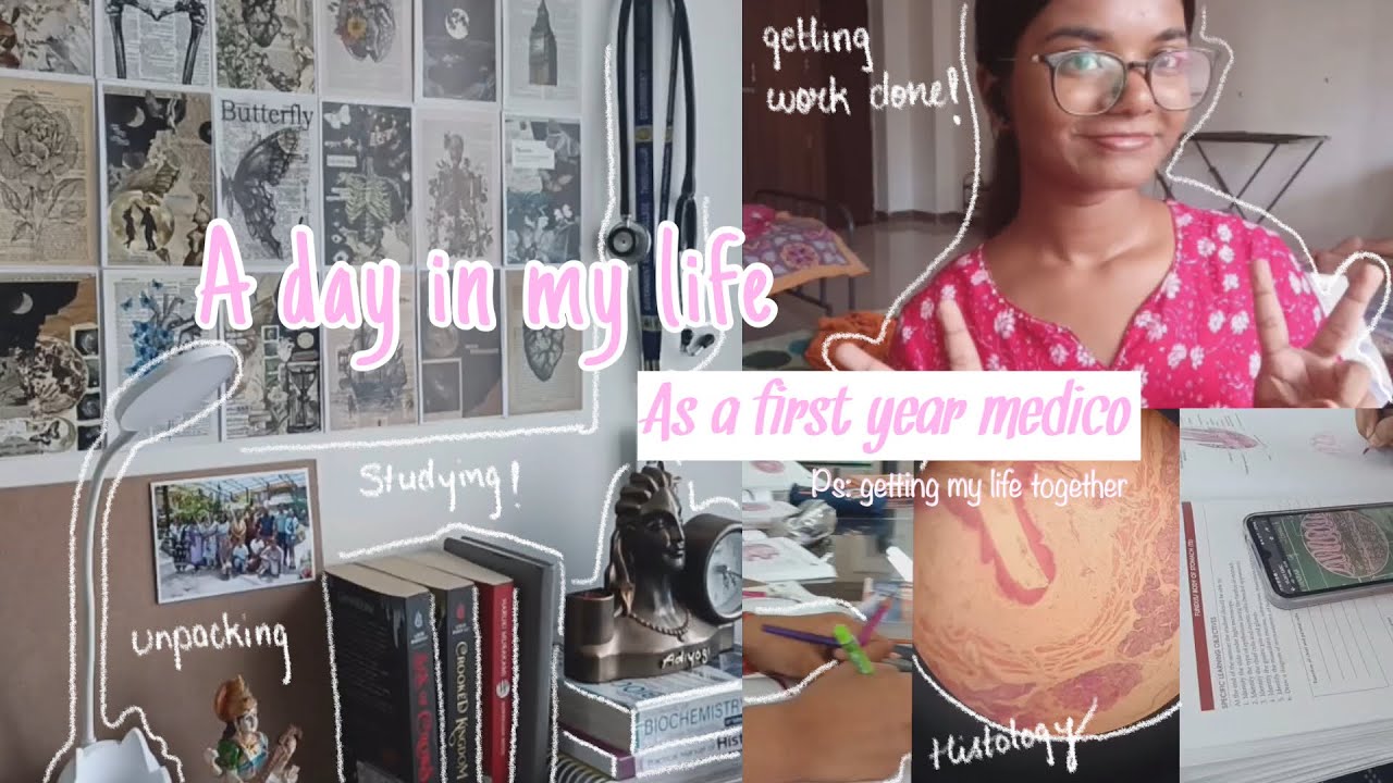 A day in my life as a medico | 1st year MBBS | getting my life together ...