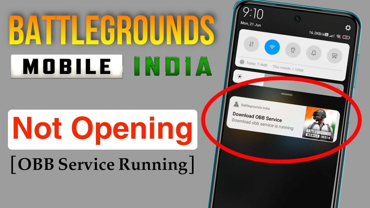 How to Fix Download Obb service is Running Battelground Mobile India ...