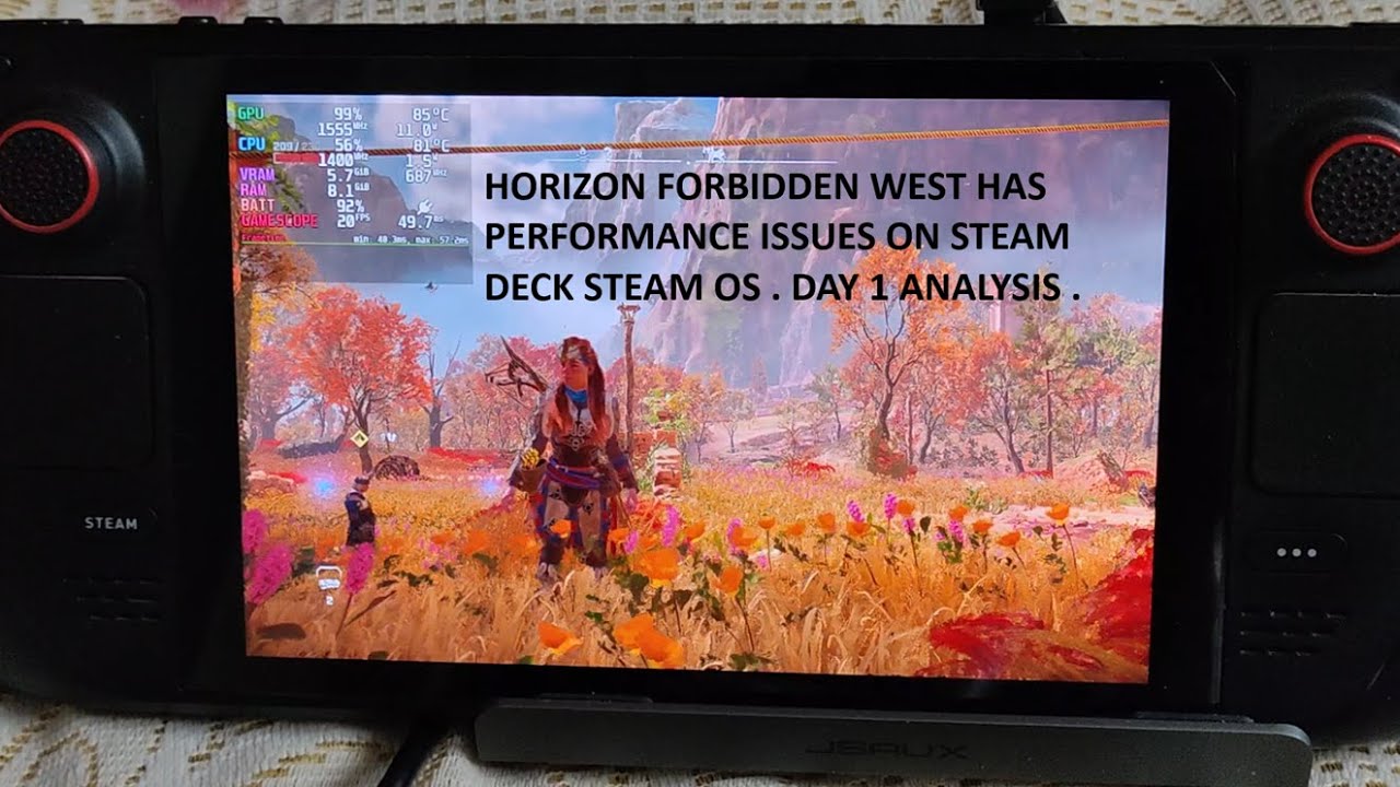 Horizon Forbidden West Has Performance Issues On Steam Deck | Day 1 ...