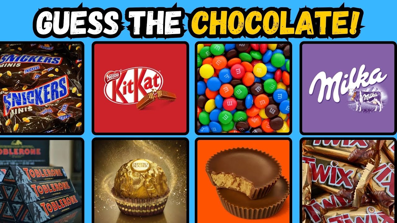Guess The Chocolate! | Famous Chocolate Logo Quiz - YouTube