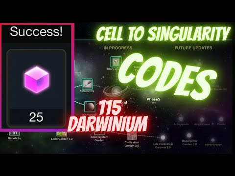 Cell to Singularity - Codes for 115 Free Darwinium - YouTube