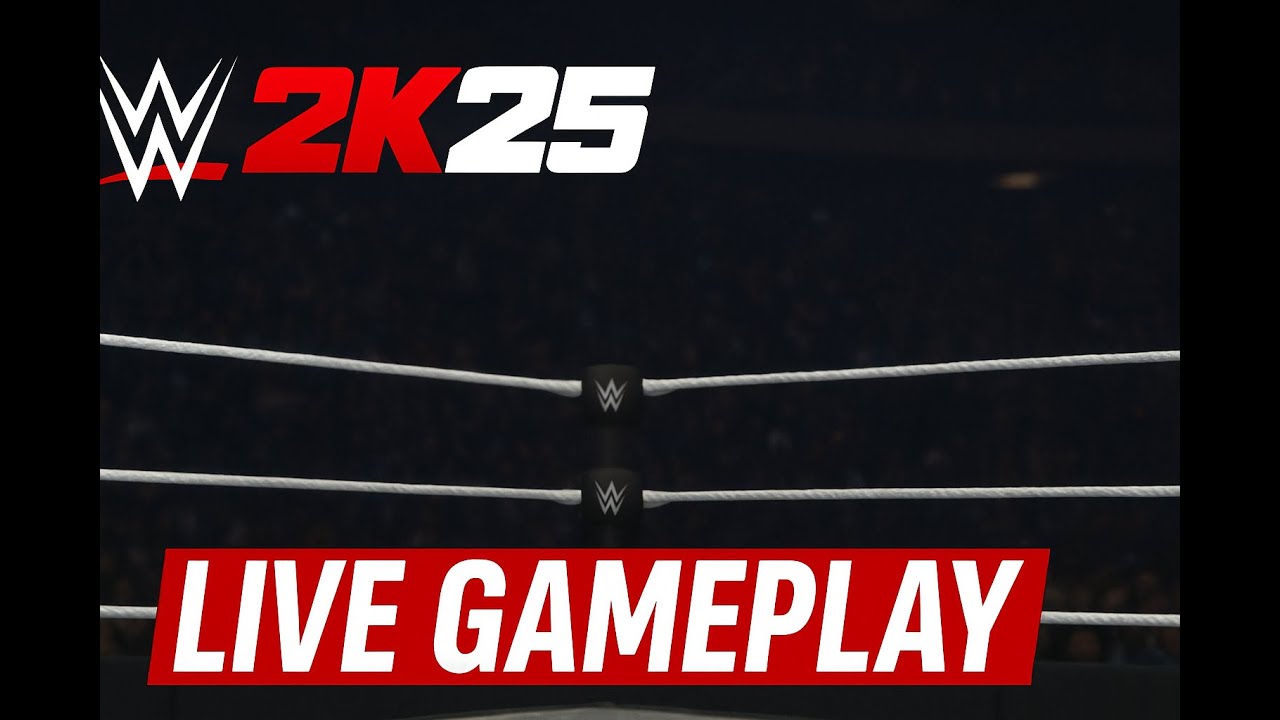 🔥 WWE 2K25 LIVE Gameplay – Realistic Matches, New Moves, Full Arena ...
