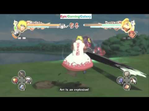 Minato The Fourth Hokage VS Deidara In A Naruto Shippuden Ultimate Ninja Storm 2 Match / Battle