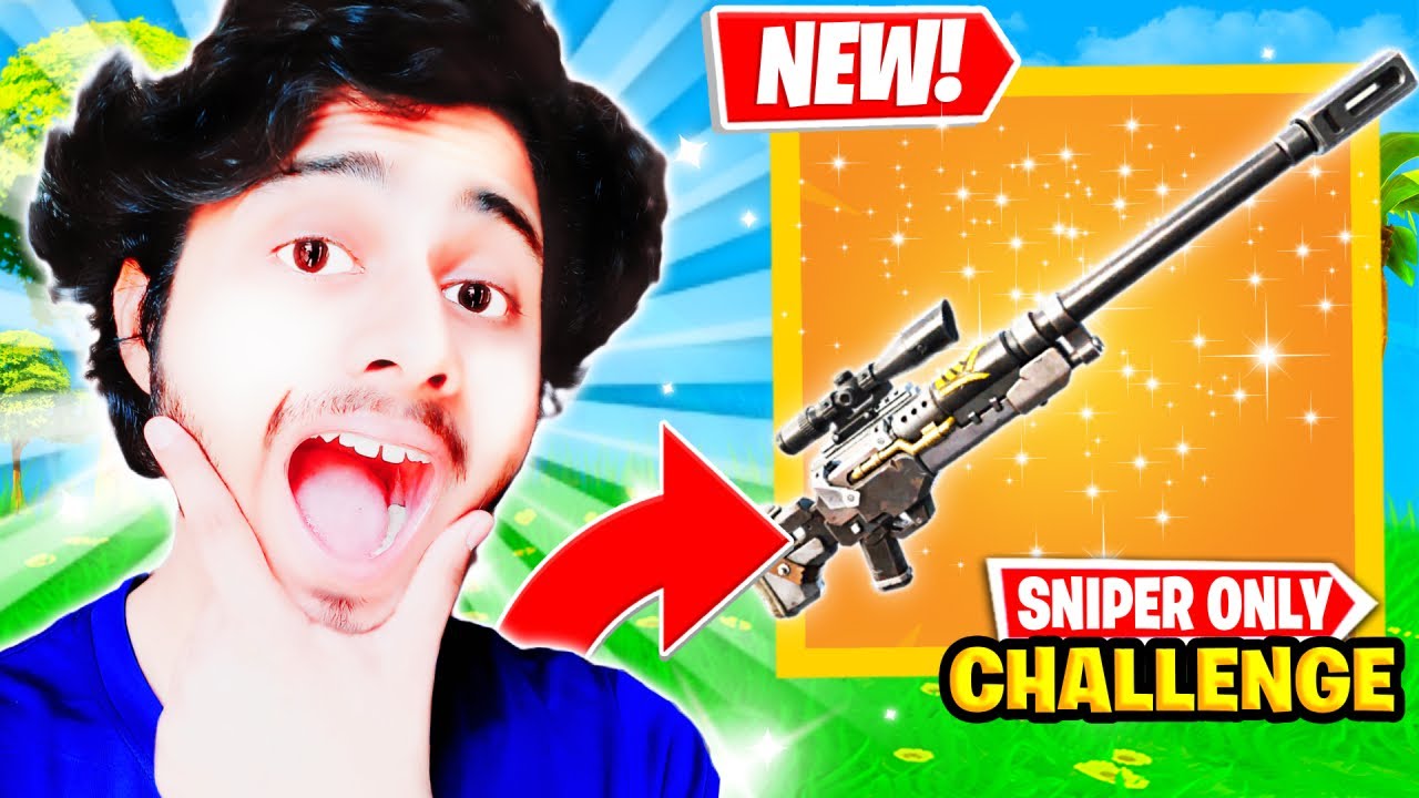 The SNIPER *ONLY* CHALLENGE in Fortnite Chapter 5 Season 3! - YouTube