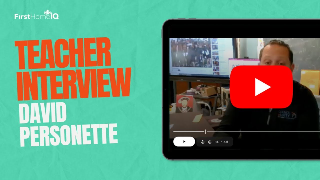 David Personette on Financial Literacy & FirstHome IQ’s Impact - YouTube