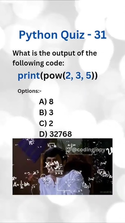 Pick The Correct Answer Python Quiz Coding Vines Biscode