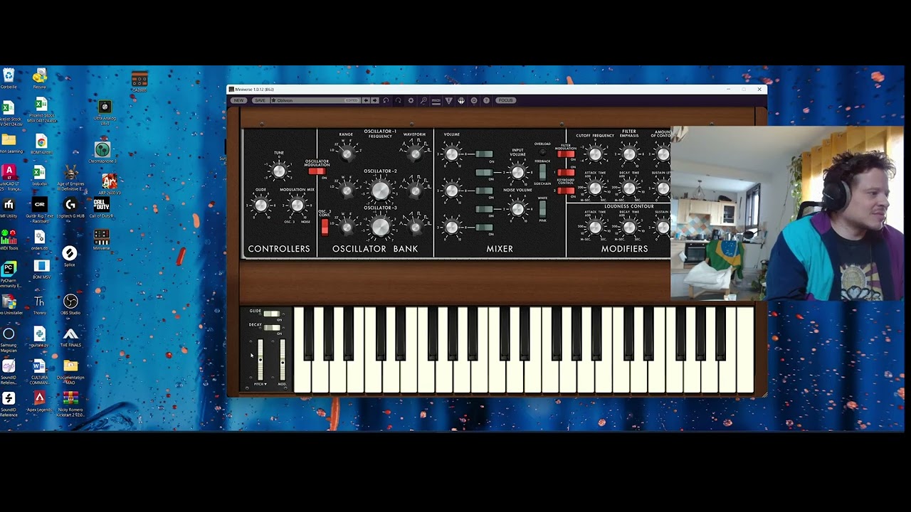 Cherry Audio MiniMooG Demo - Miniverse - YouTube