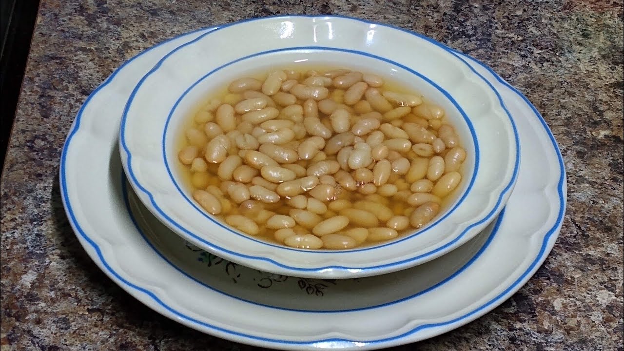 Frijoles de la olla o frijol en agua y sal - YouTube