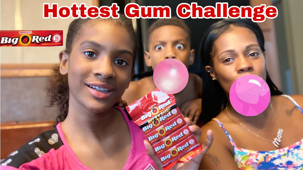 Hot Gum Challenge (crazy reaction) - YouTube