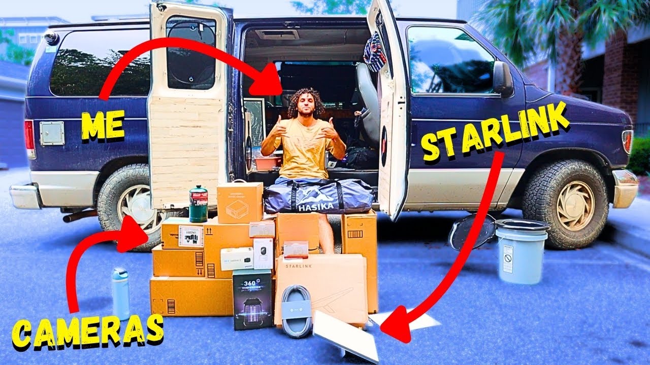 Unboxing Over $1,000 Worth of Packages I Bought for my CAMPER VAN ...