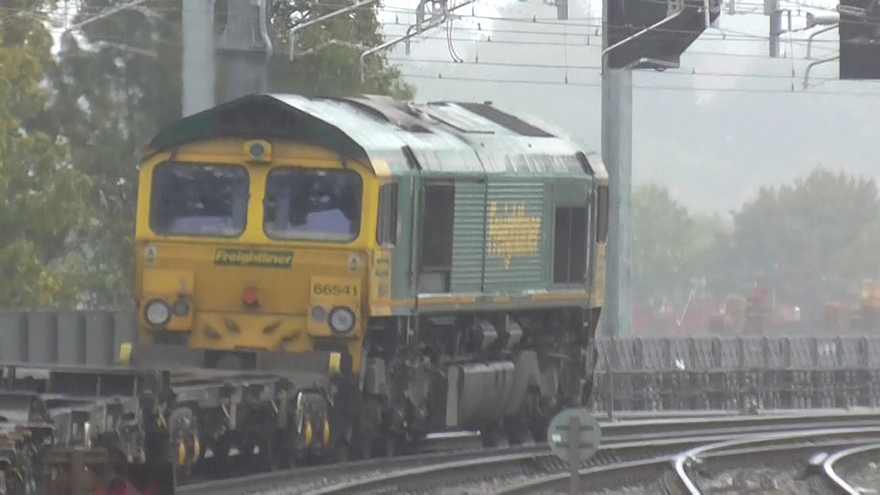 Freightliner Class 66 no: 66541 @ Newport {405F} 03/10/2019. - YouTube