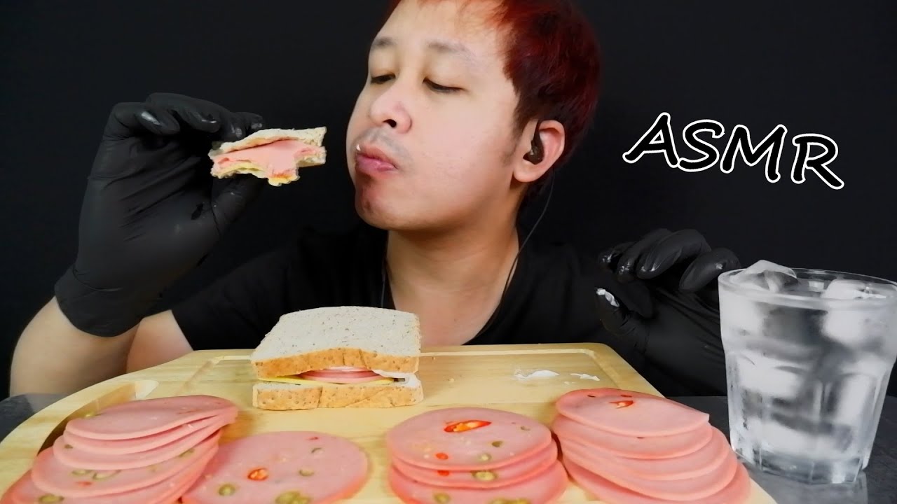 ASMR | CHEESE SANDWICH + BOLOGNA (EATING SOUNDS) NO TALKING | TAE ASMR ...