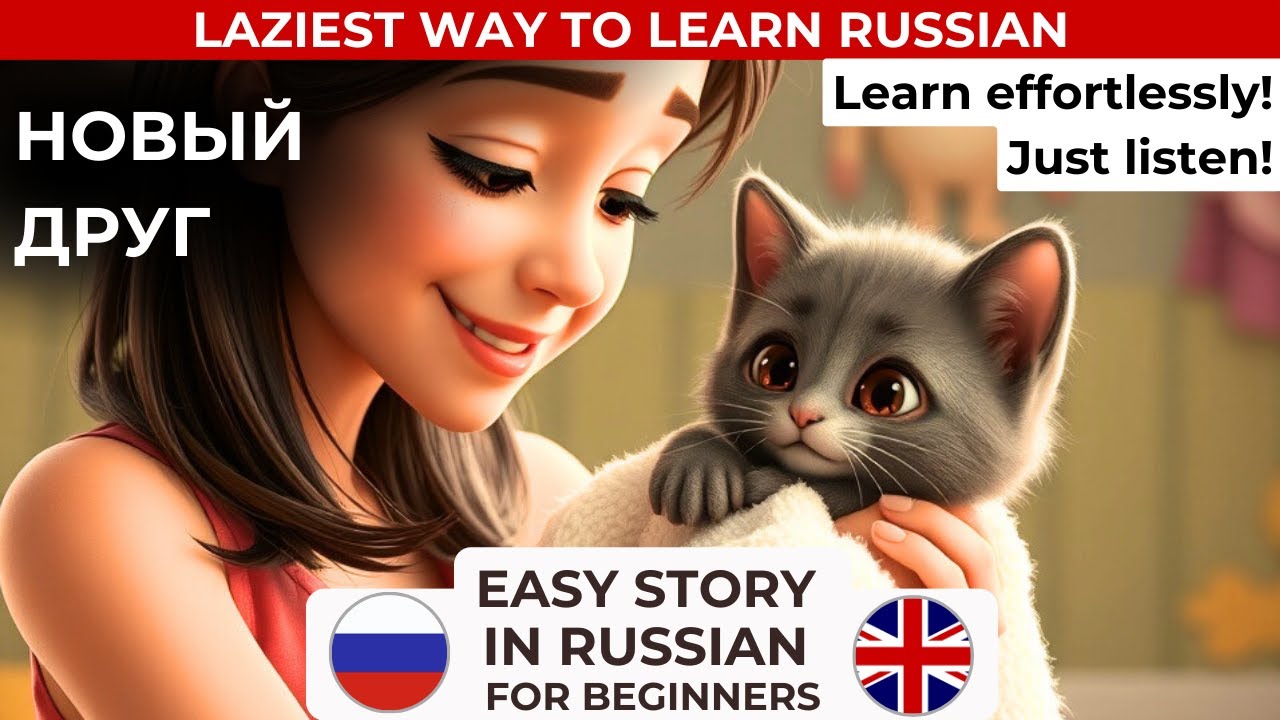 LEARN RUSSIAN for beginners with a simple story - A2 Russian level - My ...