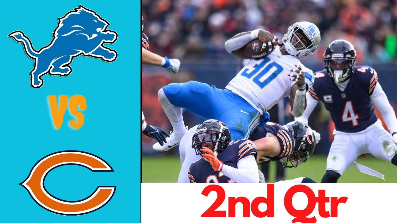 Chicago Bears vs. Detroit Lions Full Highlights 2nd QTR | NFL Week 11 ...