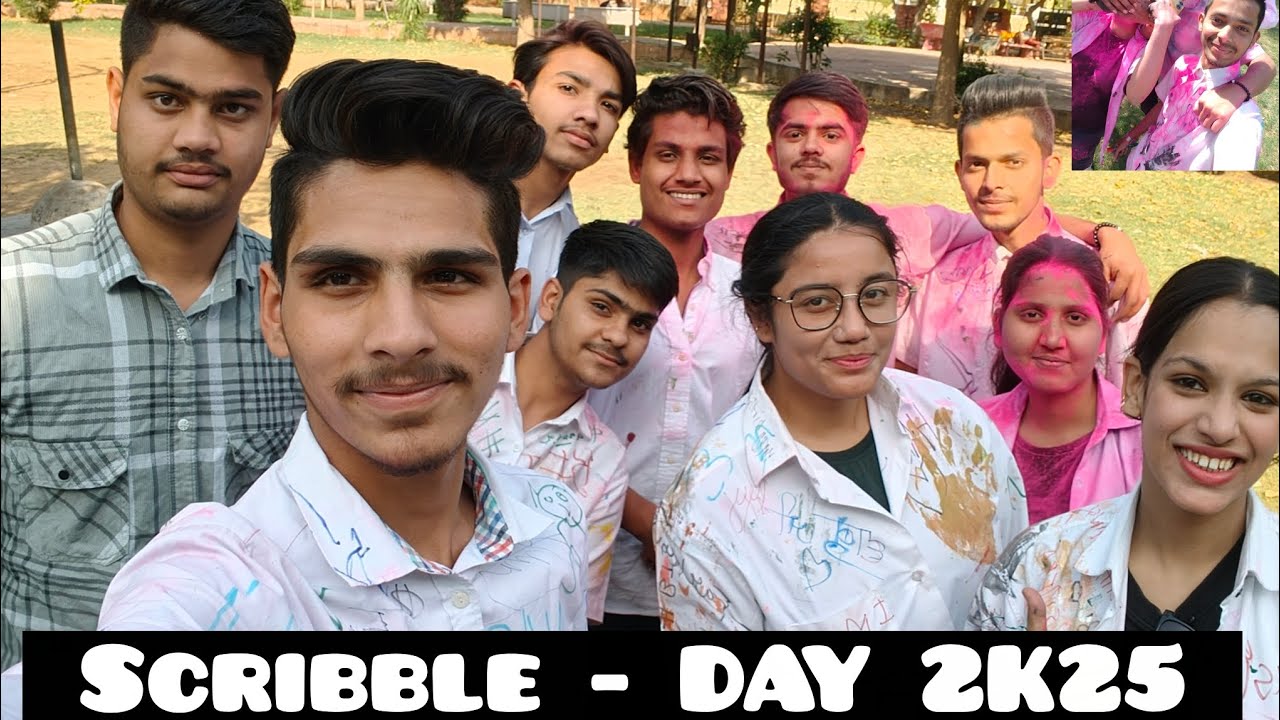 SCRIBBLE DAY SCHOOL SPECIAL MOMENT & MEMORIES WE ALL ARE 12TH STUDENTS ...
