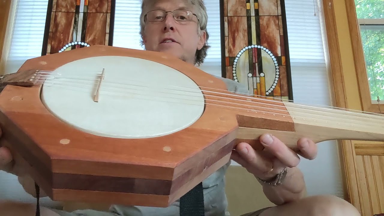 Table Leg and Leaf Mountain Banjo Build - YouTube