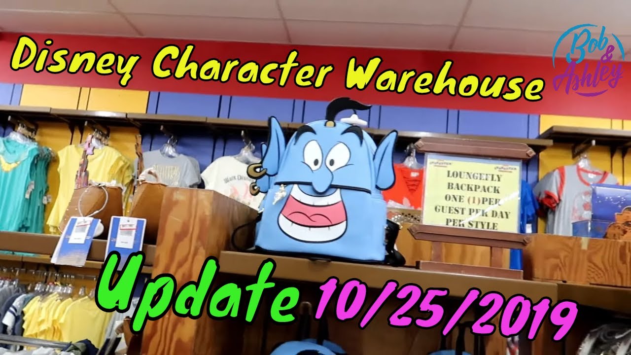 Disney Character Warehouse UPDATE 10/25/2019 - YouTube