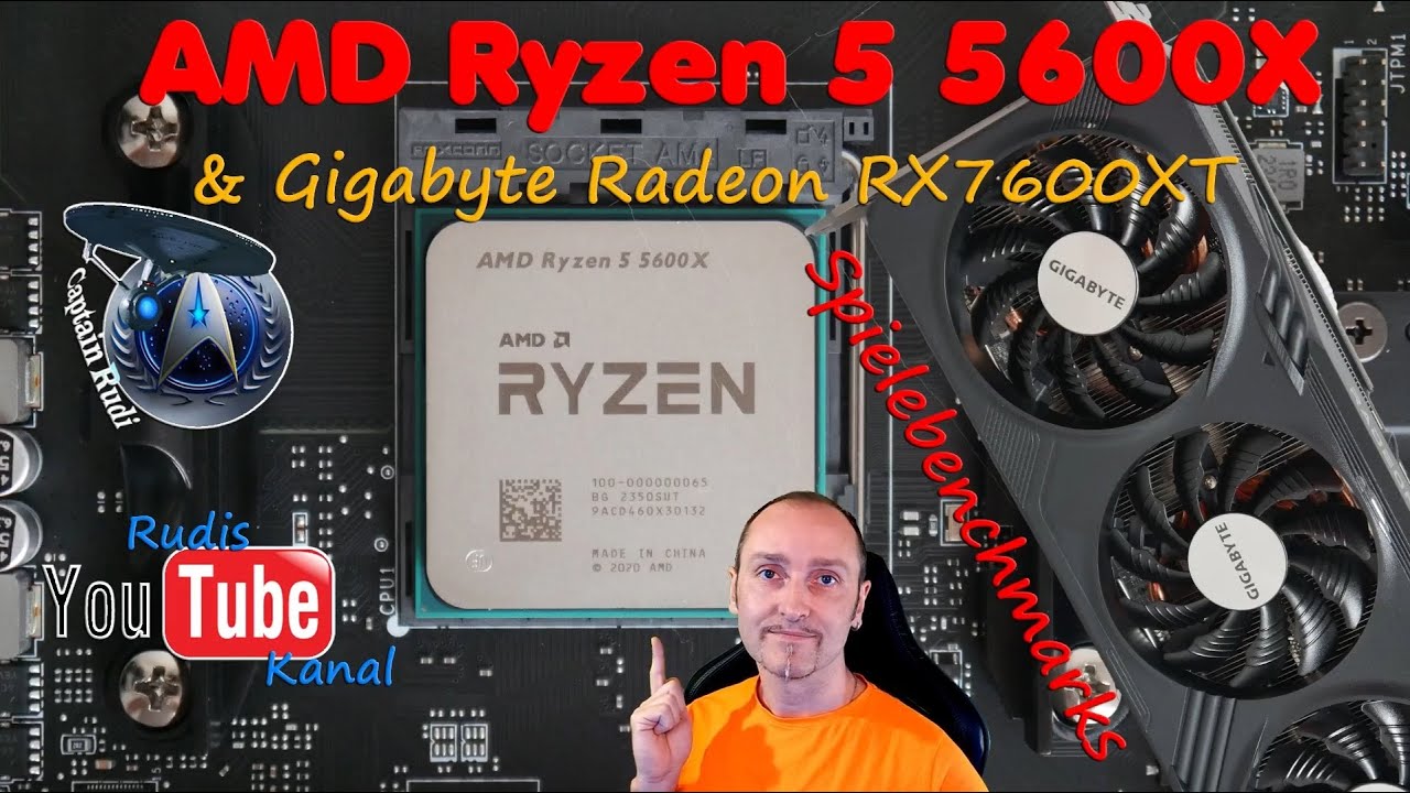 AMD Ryzen 5 5600X & Gigabyte RX7600XT - Spielebenchmarks in 12 Games ...