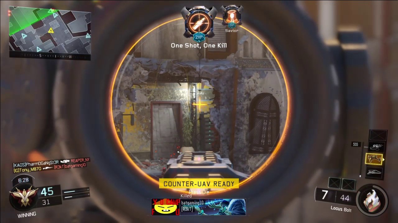 GAMEPLAY WITH THE LOCUS|BO3 - YouTube