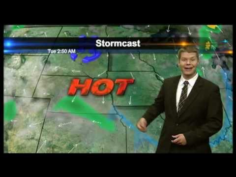 KCAU Weather Forecast July 30, 2012 - YouTube