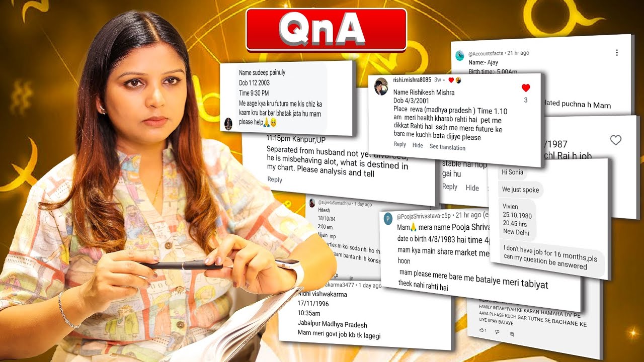 Q&A Session by Astrologer Ashima Sharma - YouTube