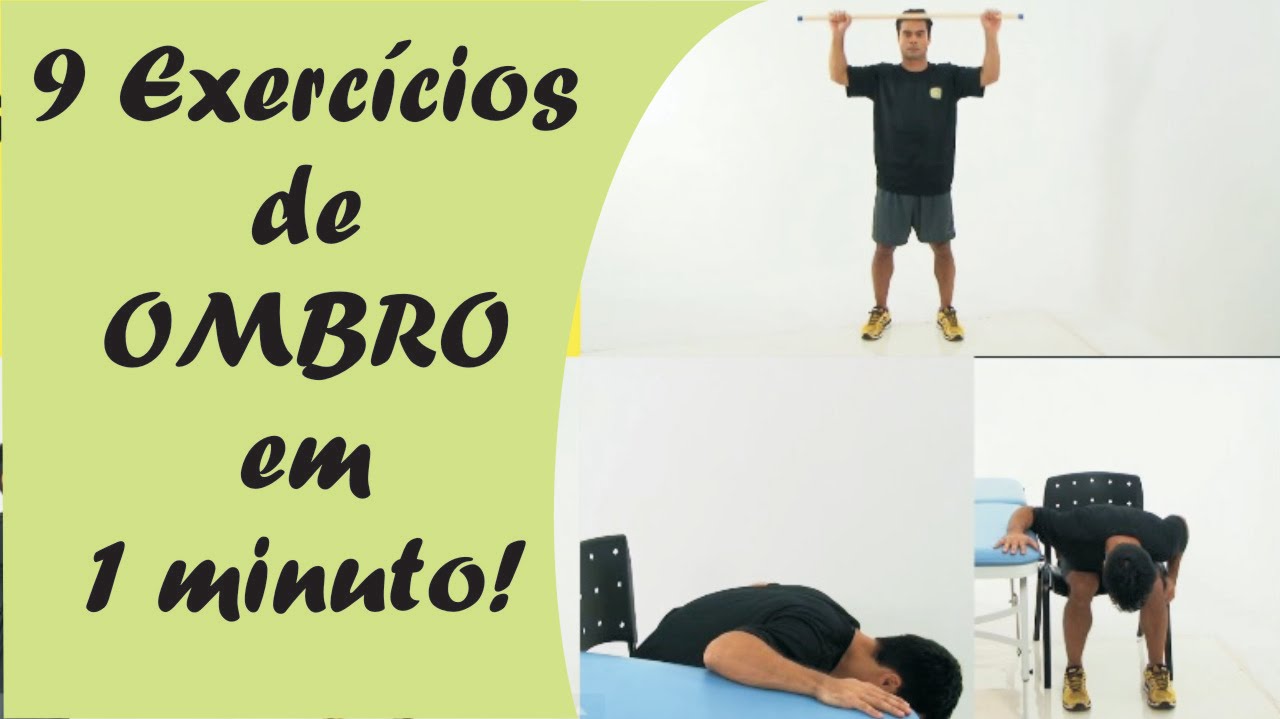 9 Exercícios de OMBRO em 1 minuto! - YouTube