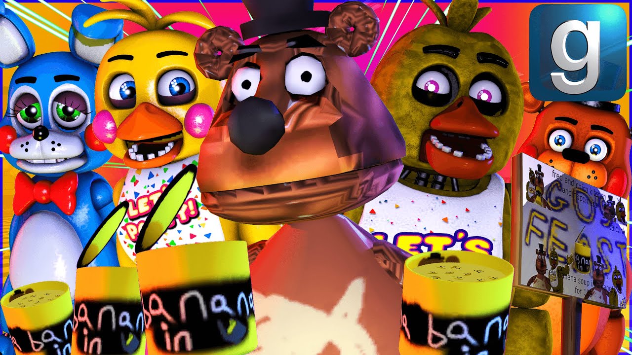 Gmod FNAF | Fred Sells Banana Soup! - YouTube