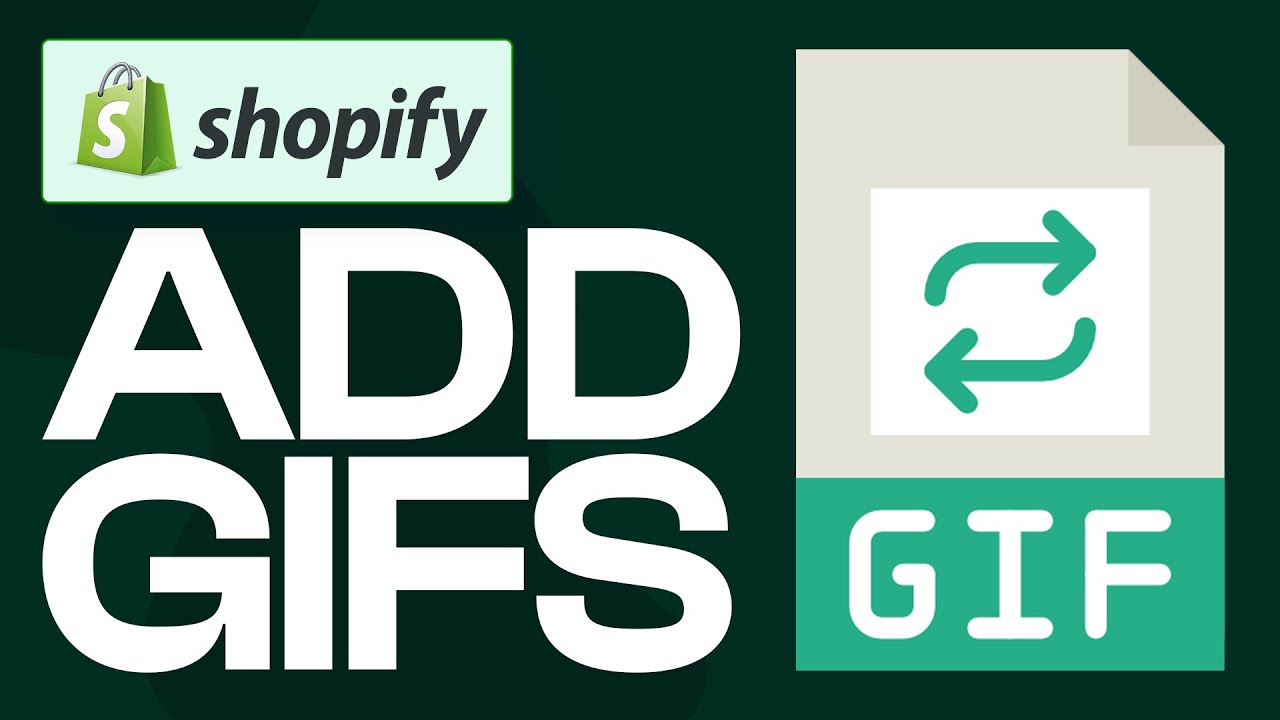 How to Add Gifs on Shopify (2025) Step by Step Tutorial - YouTube