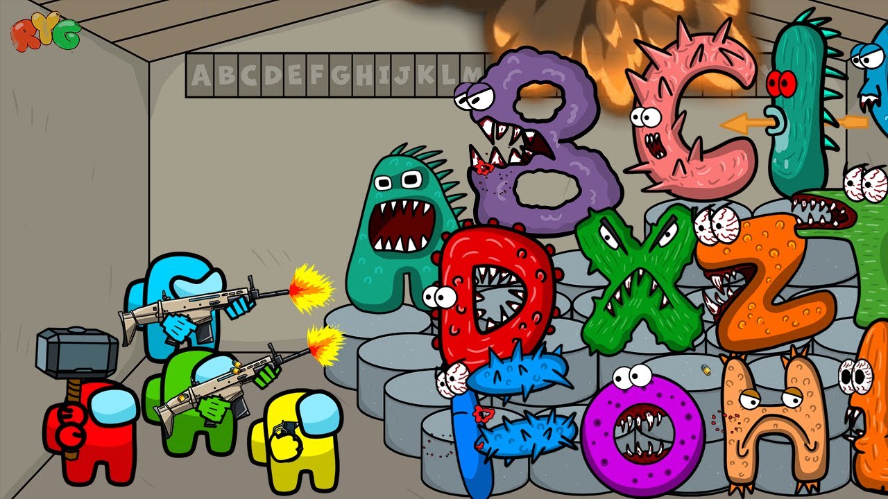 🔴 AMONG US Game Animation | Zombies, Alphabet Lore, Obunga - YouTube