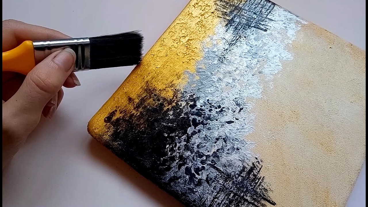 Abstract Acrylic Painting Techniques/ Step by Step Painting for ...