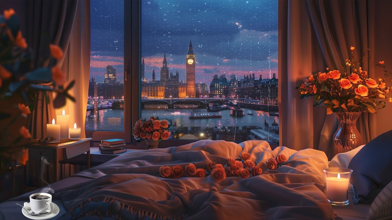 Nightly Sleep Jazz Piano Music with Rain Sounds - Soft Jazz ...