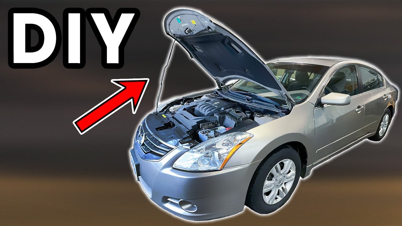 How To Open And Close The Hood - Nissan Altima [2007-2012] - YouTube