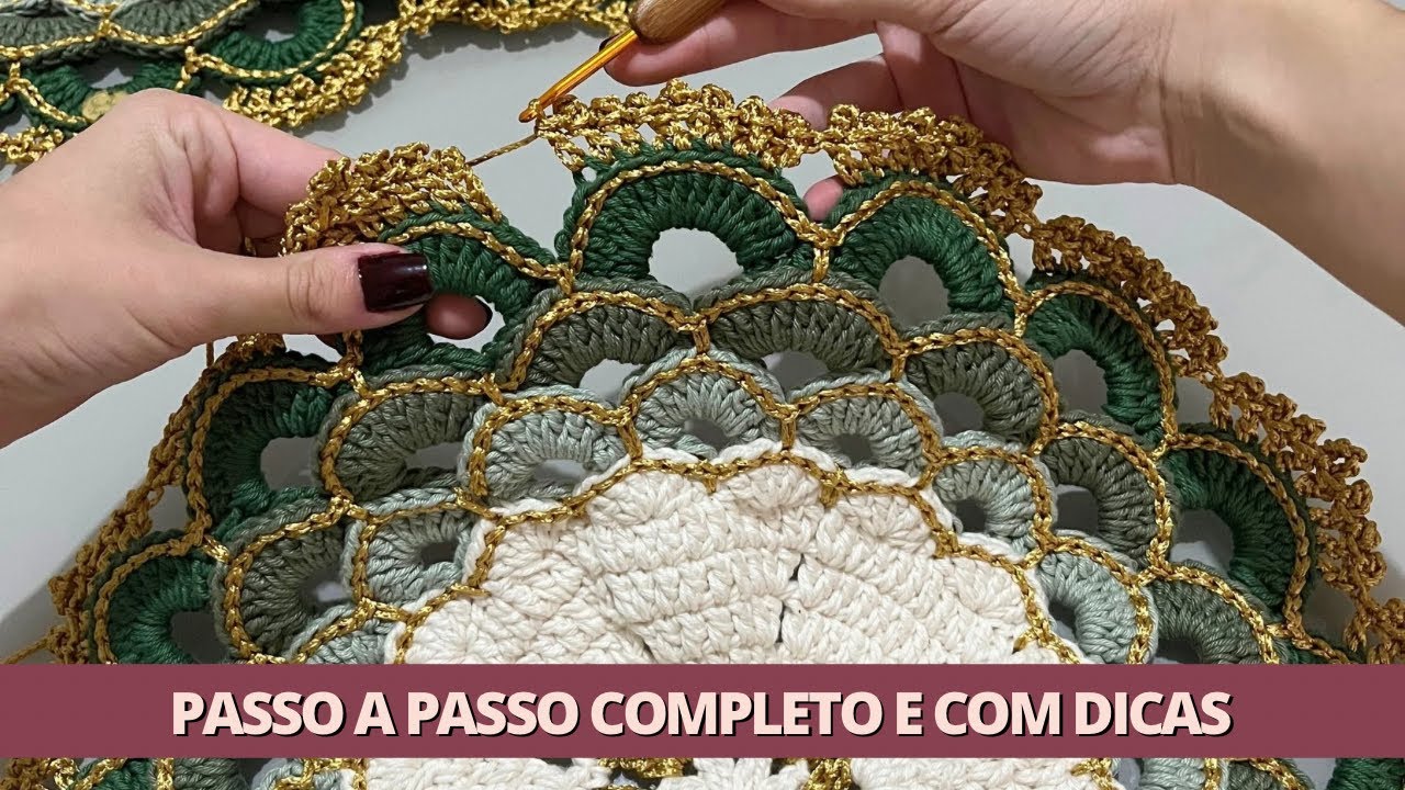 PASSO A PASSO SOUSPLAT TURCO LUXO COM FIO AMIGURUMI | PASSO A PASSO ...