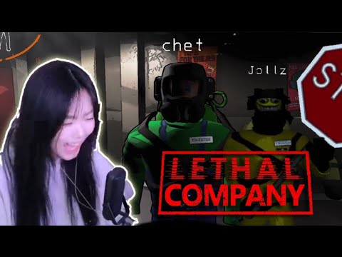 LETHAL COMPANY FIRST TIME IS TOO SCARY ft jollztv & chet - YouTube