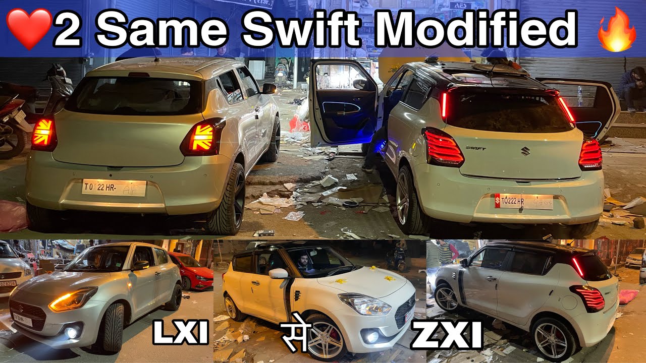 Swift modified 🔥 2 swift modification 😘 17inch alloy 🔥 lxi to zxi ...