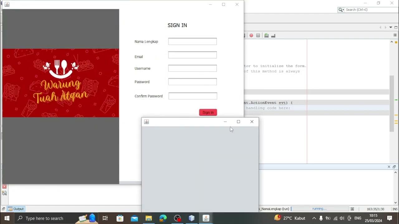 TUTORIAL MEMBUAT TAMPILAN GUI (LOGIN DAN SIGNIN) DENGAN NETBEANS 8.2 - YouTube
