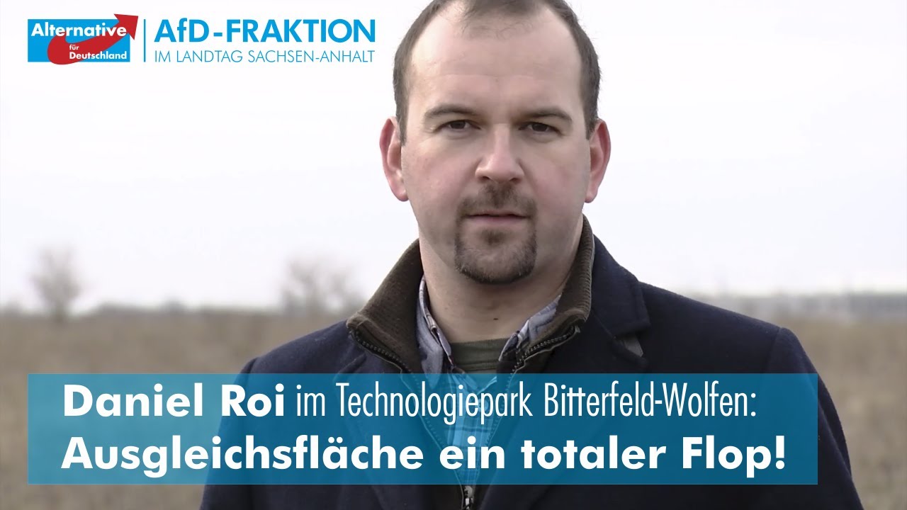 Daniel Roi im Technologiepark Bitterfeld-Wolfen: Ausgleichsfläche ein ...
