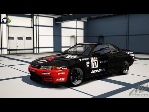 Assetto corsa r32 skyline - YouTube