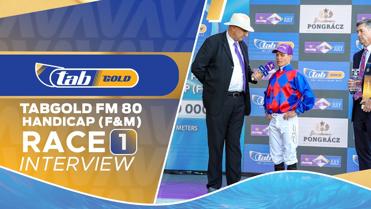 20240706 Hollywoodbets Greyville interview Race 1 won by LOCK AND KEY ...